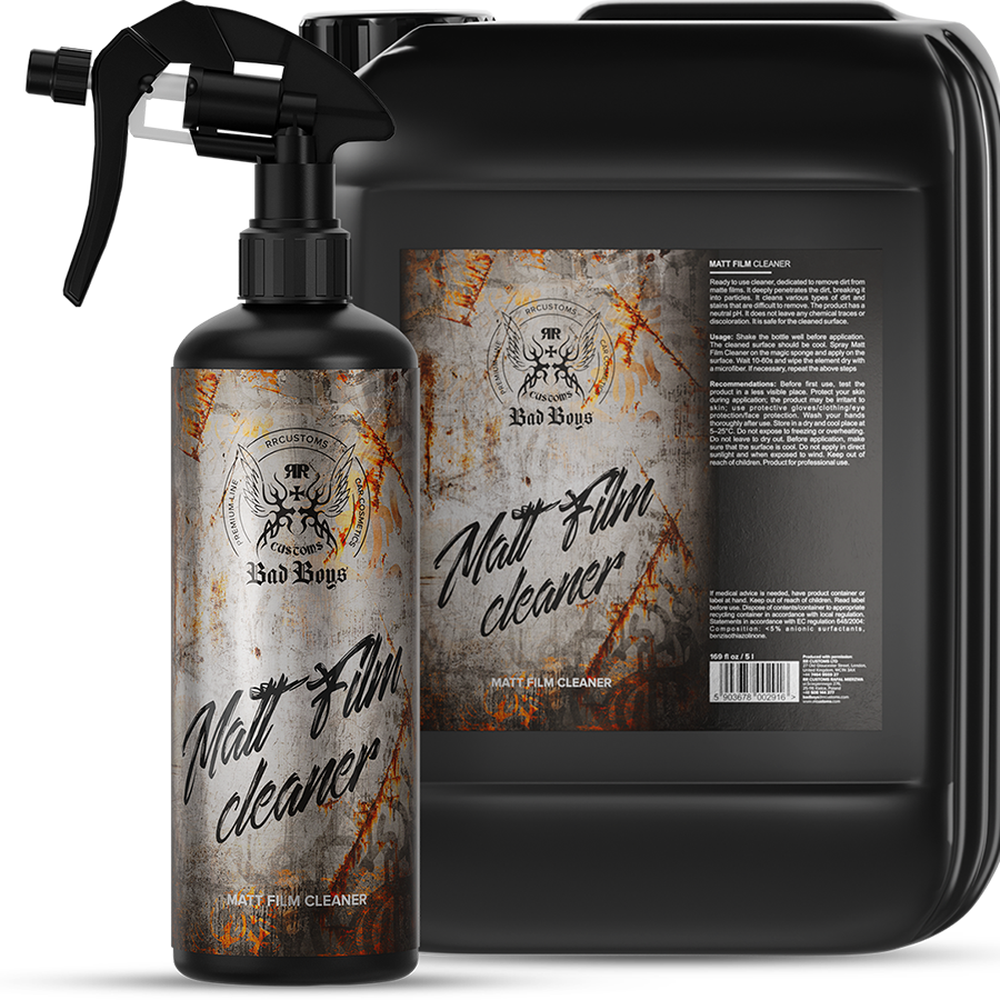 RRCustoms BadBoys Matt film cleaner | rrcustoms.com