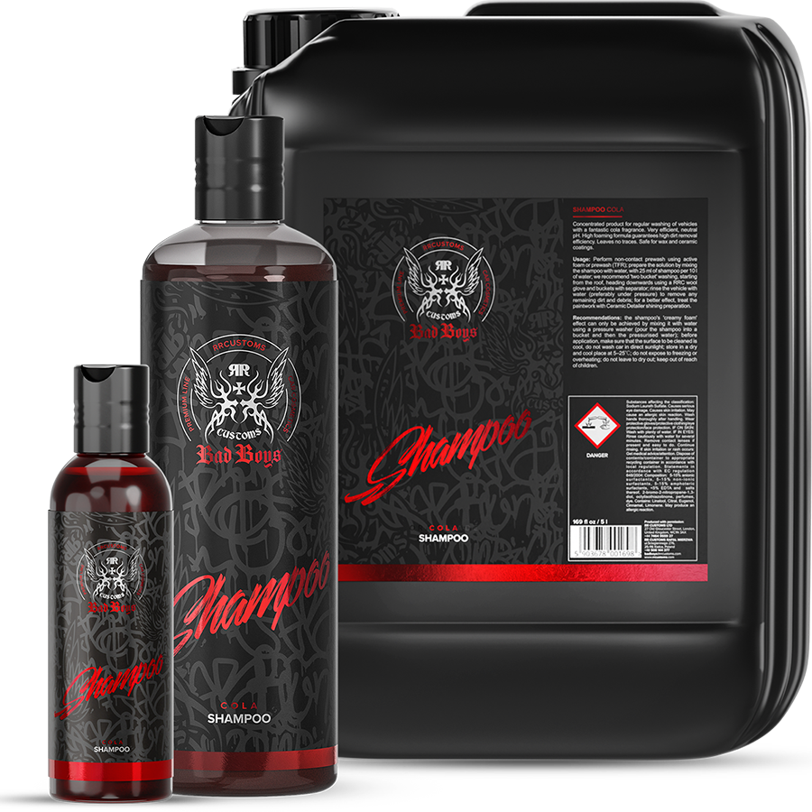 RRCustoms BadBoys Shampoo cola | rrcustoms.com